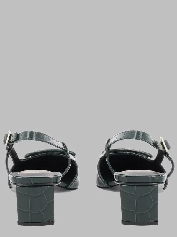 ROGER VIVIER Calfskin Slingback Pumps - Black