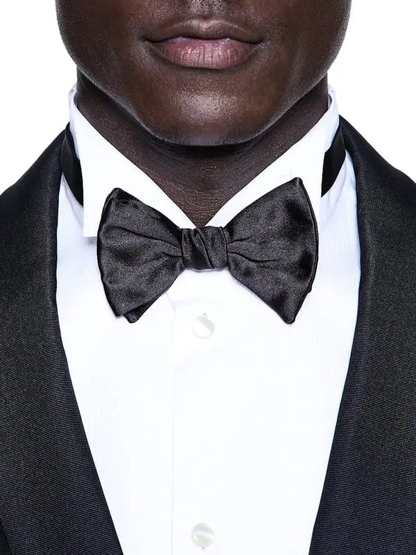 Giorgio Armani Pure Silk Self-tie Bow Tie