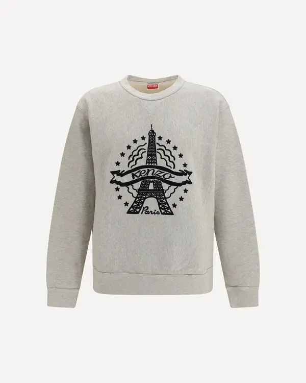 Kenzo Eiffe Tower Design Cotton Sweatshirt Mae