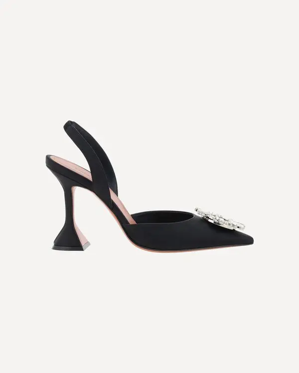 Amina Muaddi Begum Slingback Pumps