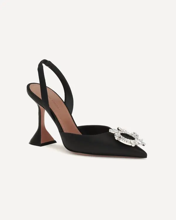 Amina Muaddi Begum Slingback Pumps