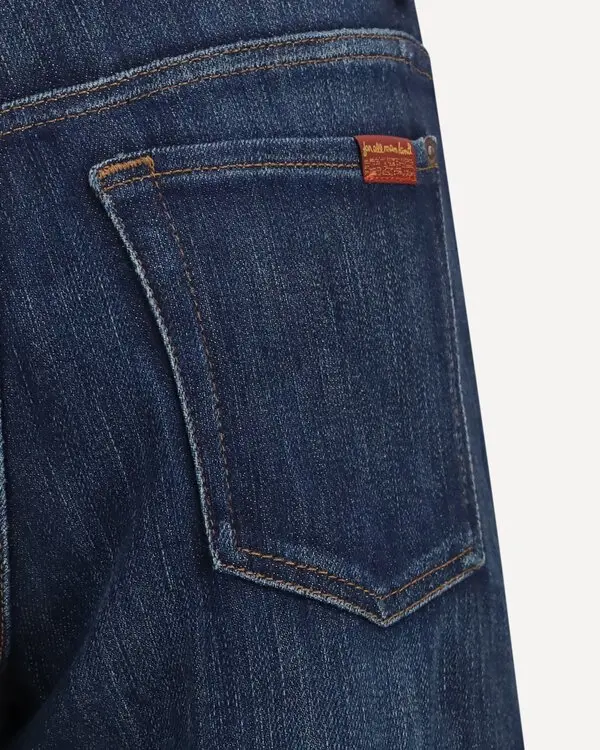 7 For All Mankind Straight-leg Vintage Wash Jeans