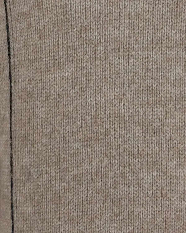 Giorgio Armani Alpaca-knit Hooded Sweatshirt With Contrasting Trims