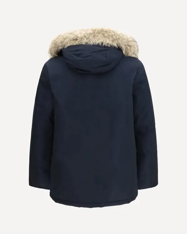 Woolrich Arctic Ramar Coth Parka With Removabe Fur Mae