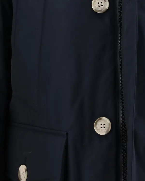 Woolrich Arctic Ramar Coth Parka With Removabe Fur Mae