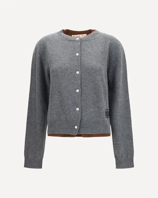 Marni Layered Effect Cashmere Cardigan