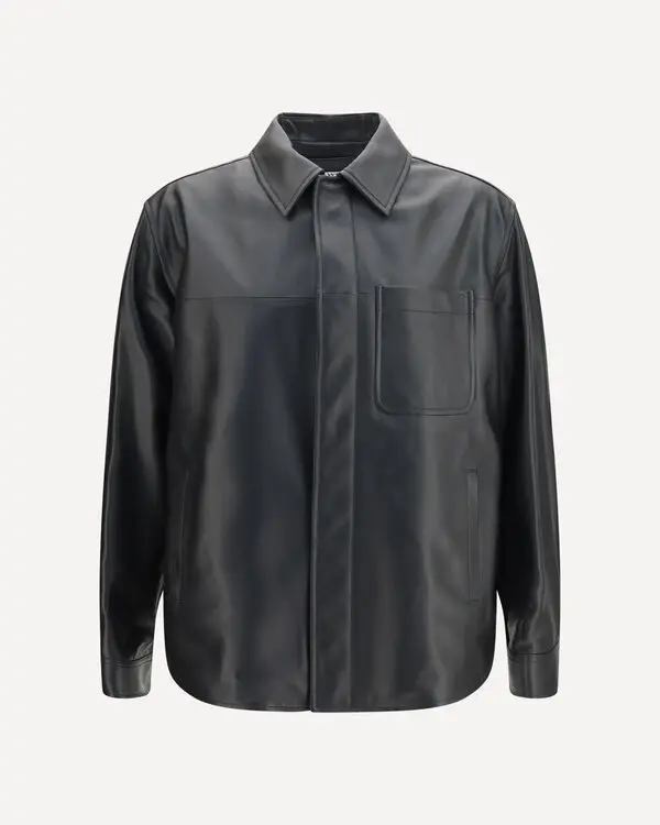 Loewe Lambskin Workwear Jacket - Black