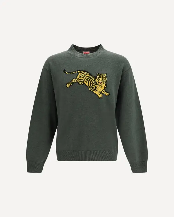 Kenzo Jumping Tiger Cotton Sweatshirt Mae