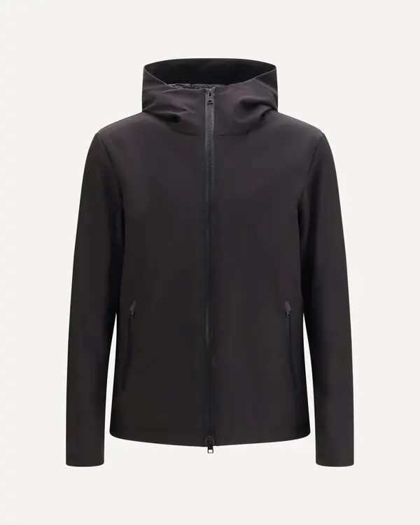 Woolrich Pacific Soft She Hooded Jacket Mae - Black