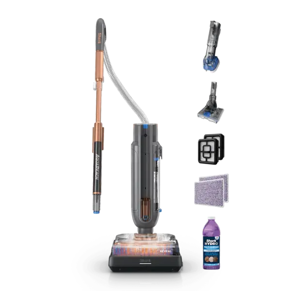 SHARK Aquareach Pro Floor To Ceiling Vacuum Mop, Premium Bundle