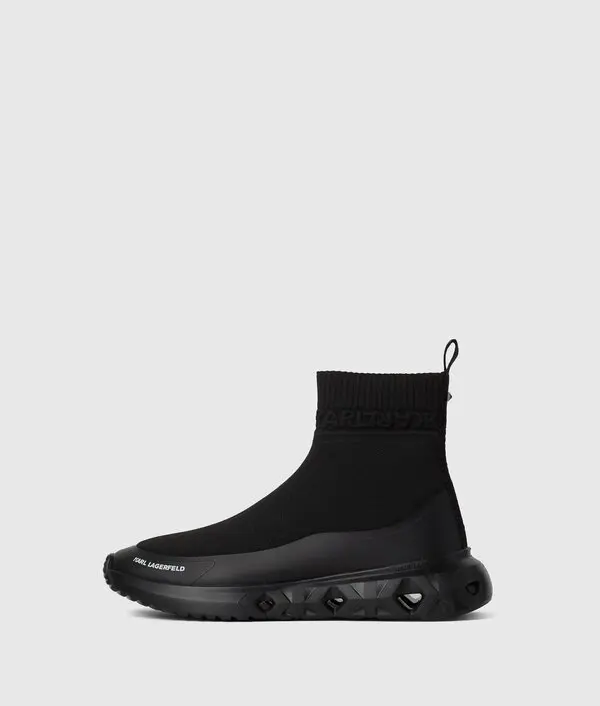 Karl Lagerfeld K/kite Run Sock Boots - Black