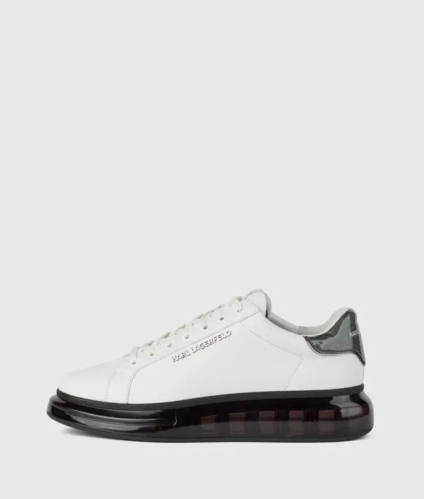 Karl Lagerfeld Kapri Kushion Lace Leather - White/black