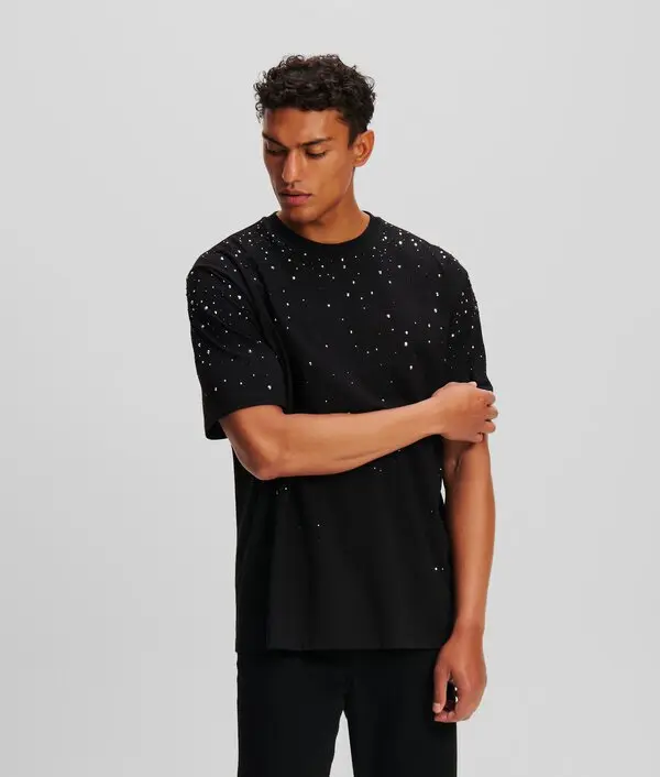 Karl Lagerfeld Rhinestone Dégradé T-shirt