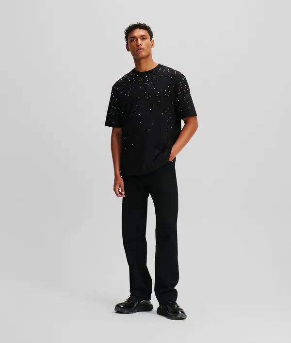 Karl Lagerfeld Rhinestone Dégradé T-shirt