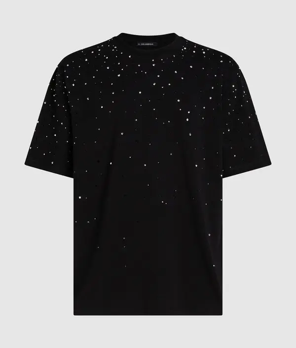 Karl Lagerfeld Rhinestone Dégradé T-shirt
