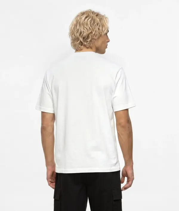 KL JEANS Relaxed Seam-detail T-shirt - Egret