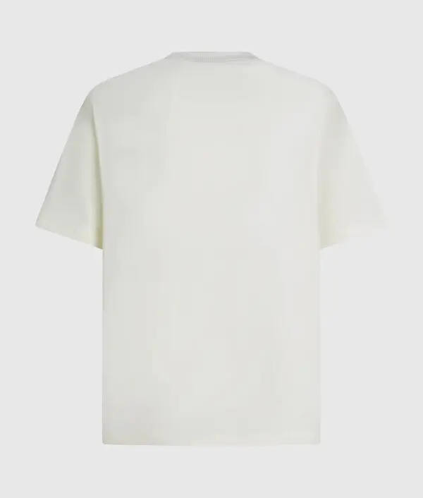 KL JEANS Relaxed Seam-detail T-shirt - Egret