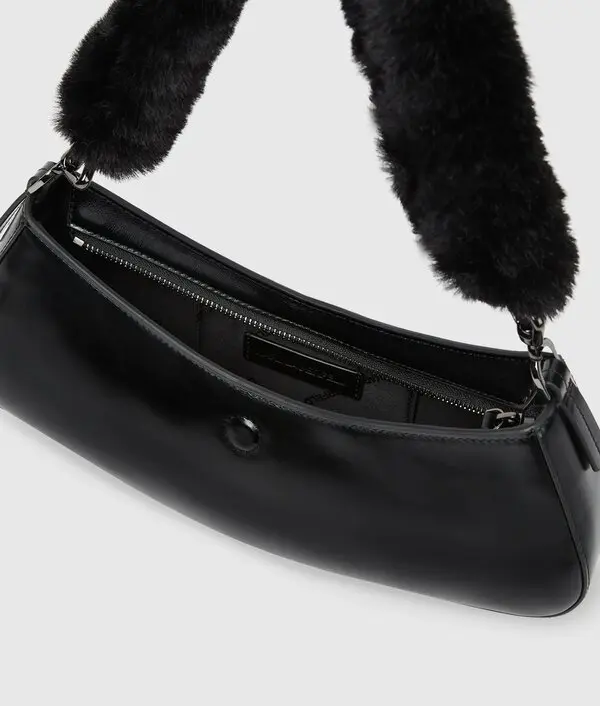 Karl Lagerfeld K/autograph Drop Small Shiny Shoulder Bag