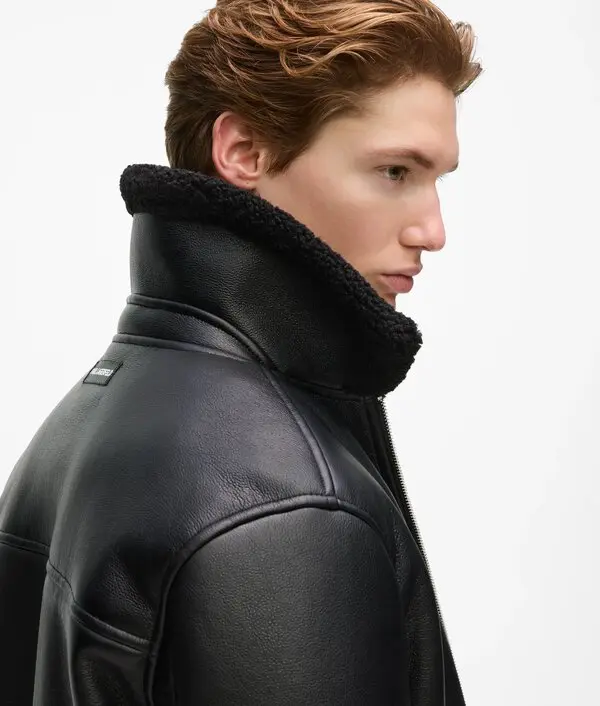 Karl Lagerfeld Faux-shearling Reversible Jacket