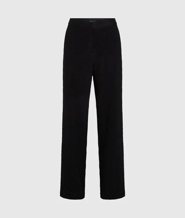 Karl Lagerfeld Tailored Rhinestone Pants