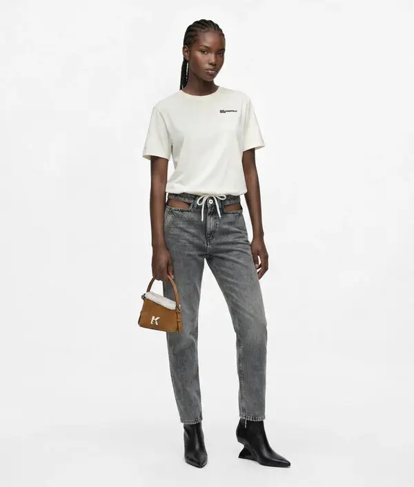 KL JEANS Cut-out Mom Jeans