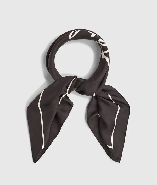 Karl Lagerfeld Après Ski Club Scarf - Black