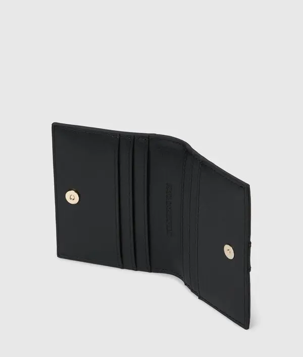 Karl Lagerfeld K/autograph Drop Bifold Cardholder - Black/gold