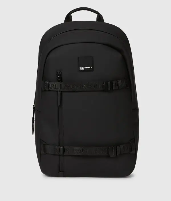 Karl Lagerfeld Coated Backpack - Black
