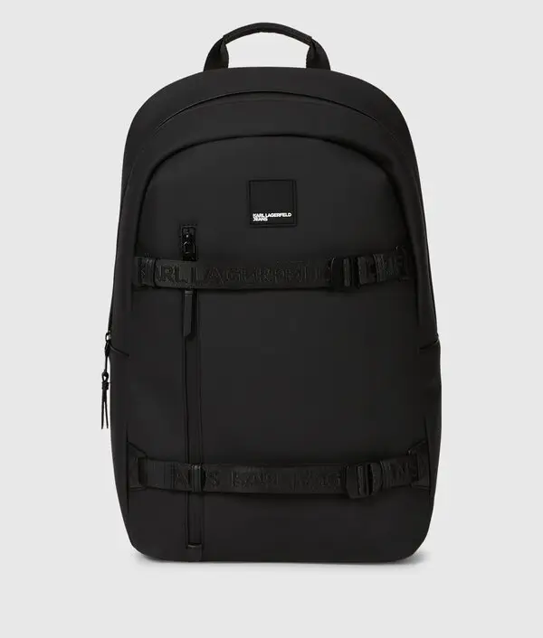 Karl Lagerfeld Coated Backpack - Black