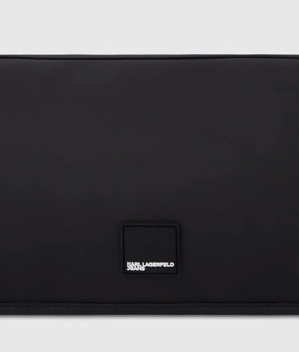 KL JEANS Coated Technical-leather Washbag