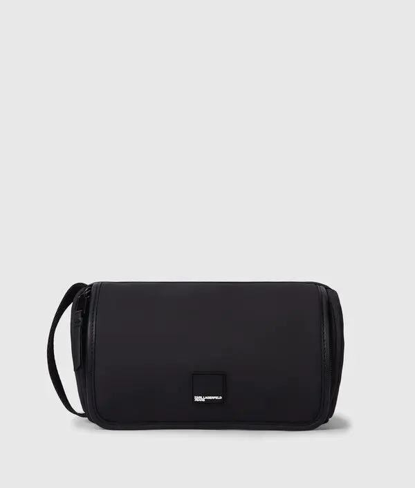 Karl Lagerfeld Coated Washbag - Black