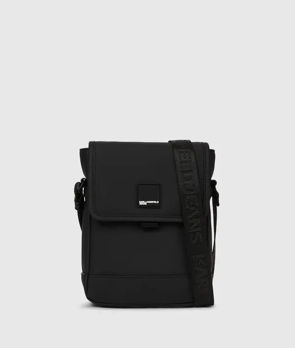KL JEANS Coated Technical-leather Reporter Bag