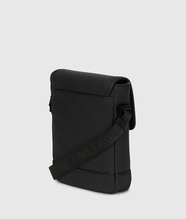 KL JEANS Coated Technical-leather Reporter Bag