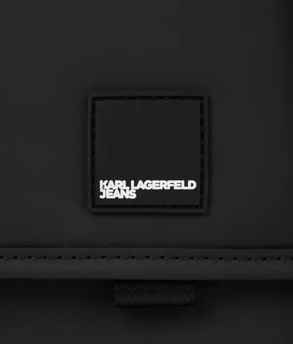 KL JEANS Coated Technical-leather Reporter Bag