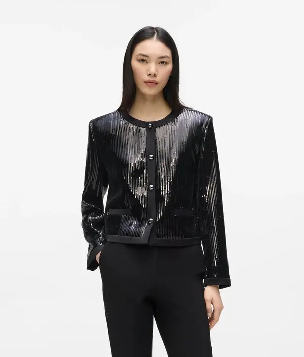 Karl Lagerfeld Sequin Jacket