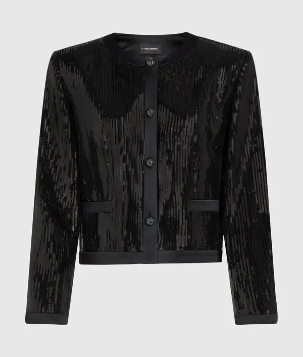 Karl Lagerfeld Sequin Jacket