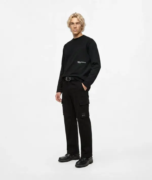 KL JEANS Long-sleeved Seamed T-shirt