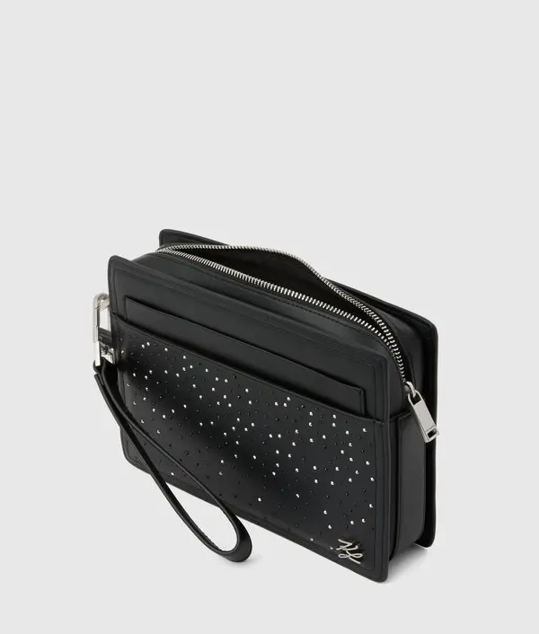 Karl Lagerfeld Exclusive K/autograph Rhinestone Pouch