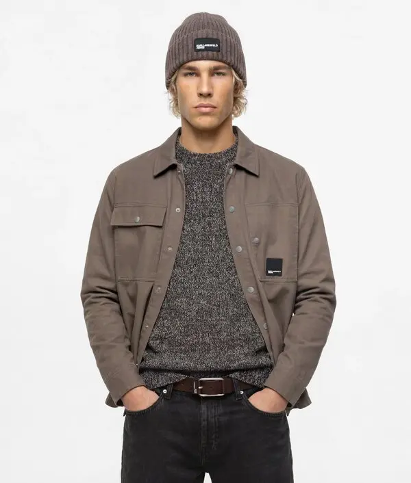 KL JEANS Jeans Canvas Overshirt Jacket - Iron