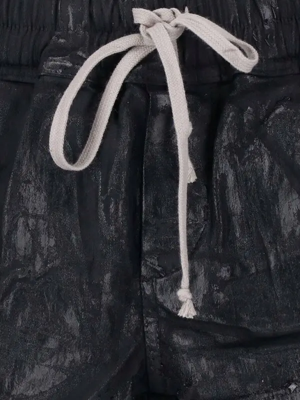 Rick Owens Coated Fabric Shorts