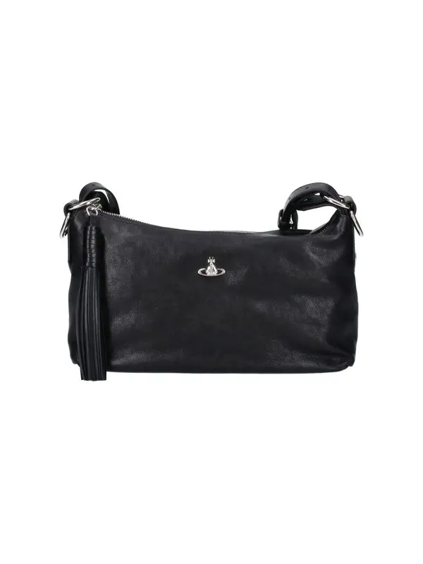 VIVIENNE WESTWOOD Emma Shoulder Bag - Black