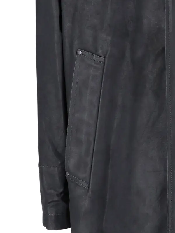 LEMAIRE Coated Cotton Trench Coat