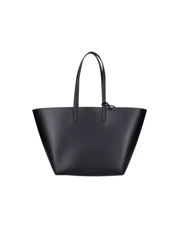 Moncler Leather Tote Bag - Black