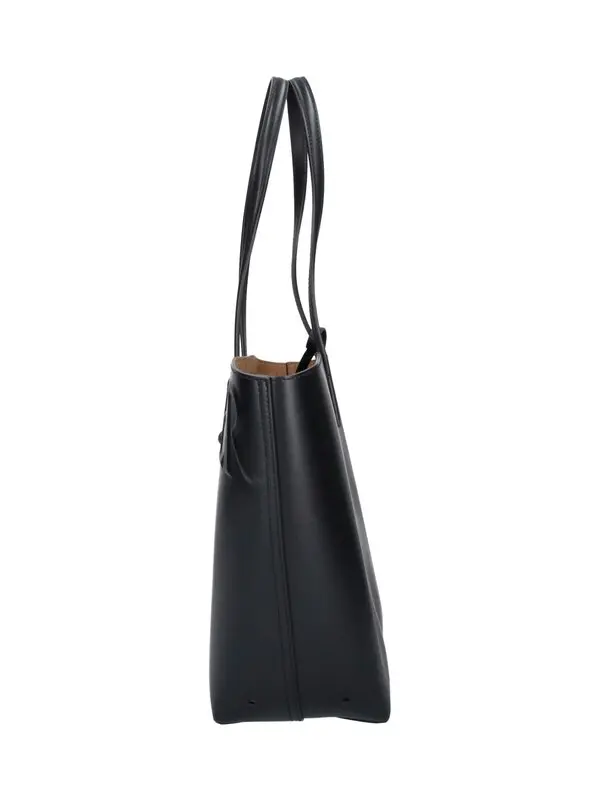 Moncler Leather Tote Bag - Black