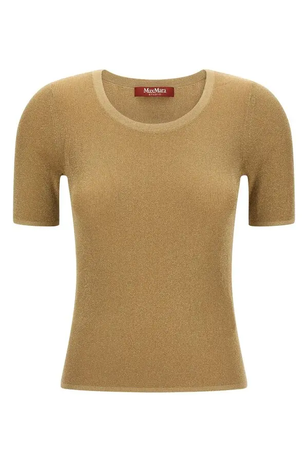Max Mara Mstsequoia' T-shirt - Gold