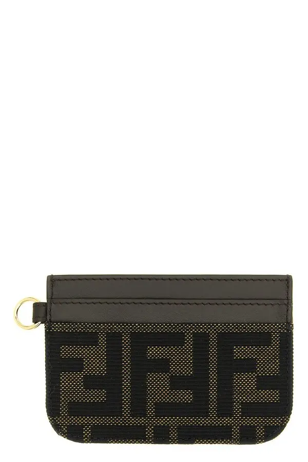 Fendi Ff Jacquard Cardholder