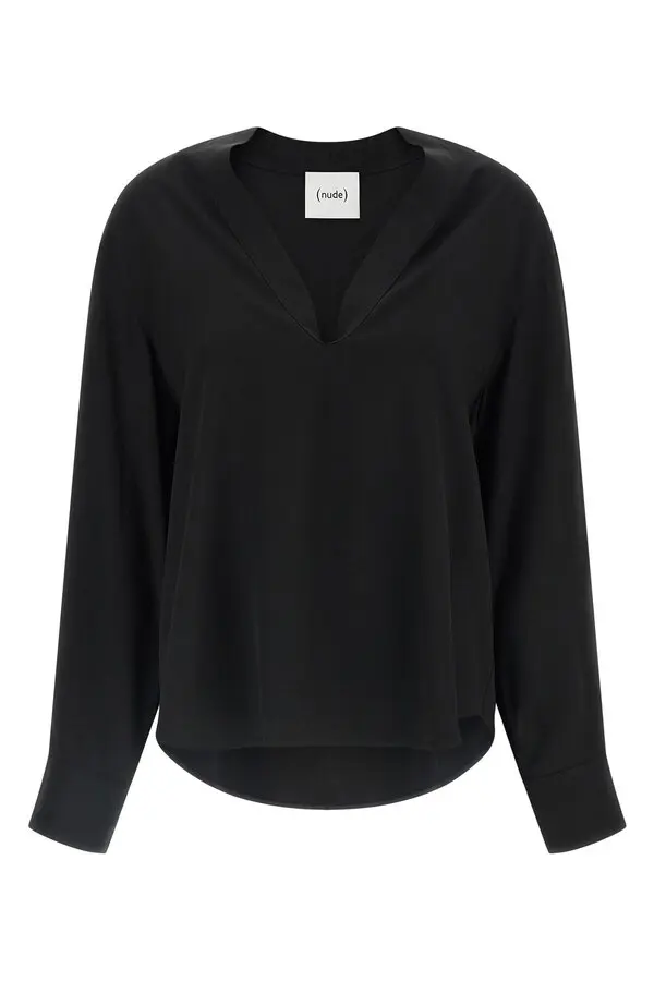 NUDE V-neck Blouse