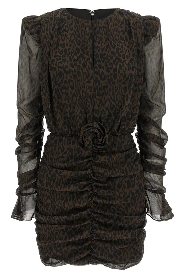 ROTATE BY BIRGER CHRISTENSEN Animal Dress - Brown