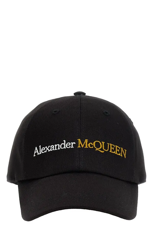 Alexander McQueen Logo Cap - Black