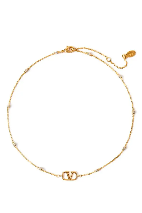 Valentino Garavani Vlogo' Necklace - Gold